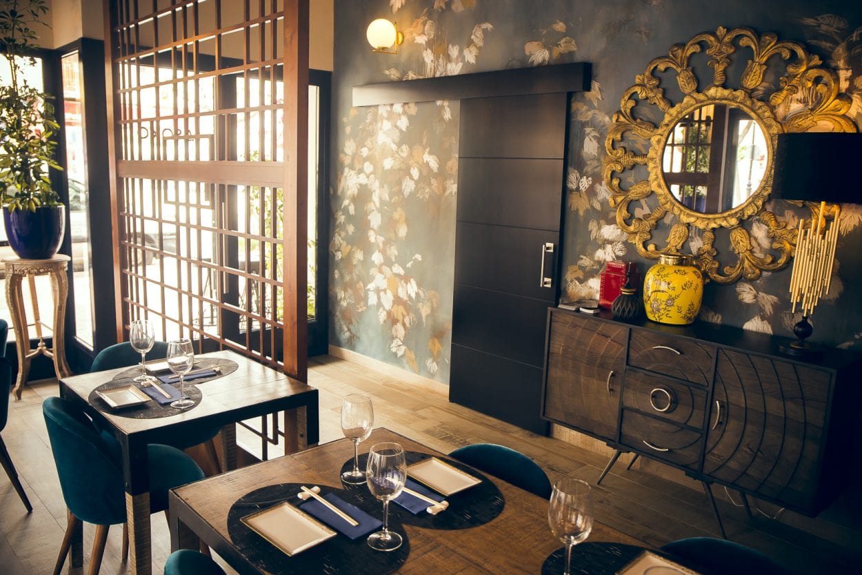 Asoko restaurant - Fotografía interiorismo - Fotógrafo en Castellón